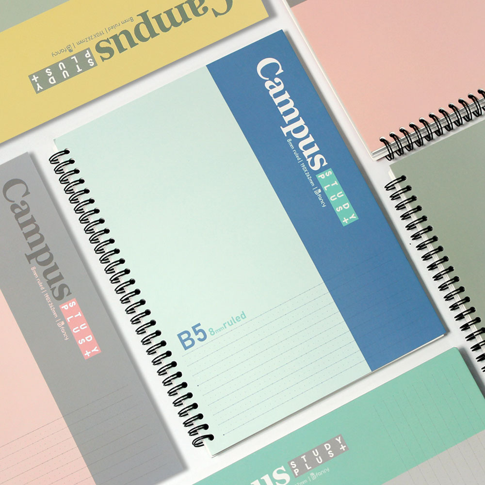 POOM | 비팬시 B5 캠퍼스 스터디플러스노트 스프링노트