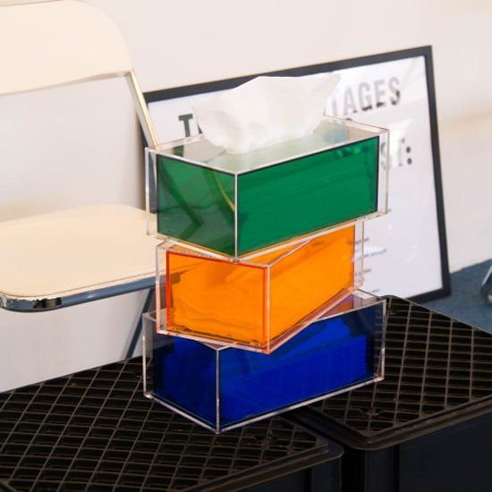 POOM | 바나코 사각 아크릴 티슈 케이스