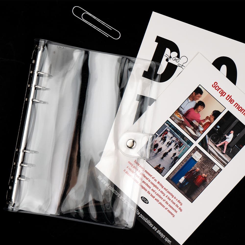 POOM | 루카랩 A5 19R 6공 포켓 PVC 커버