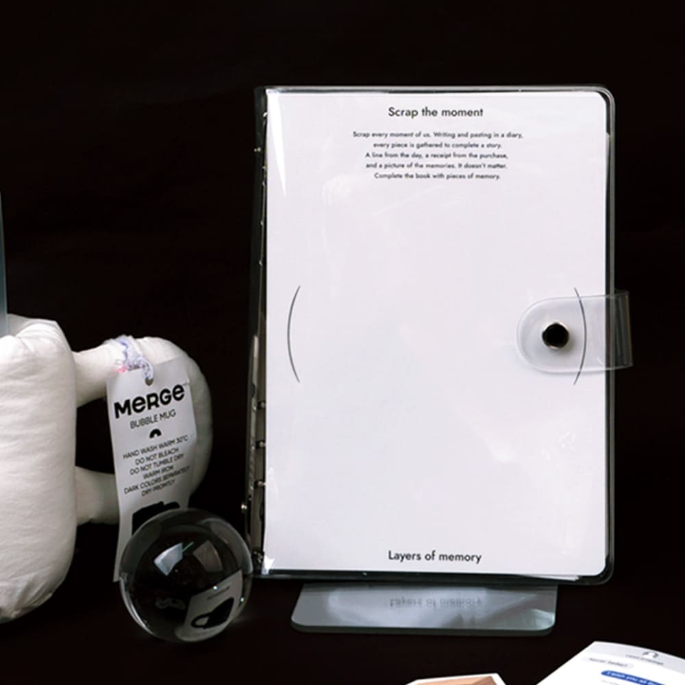 POOM | 루카랩 A5 19R 6공 포켓 PVC 커버