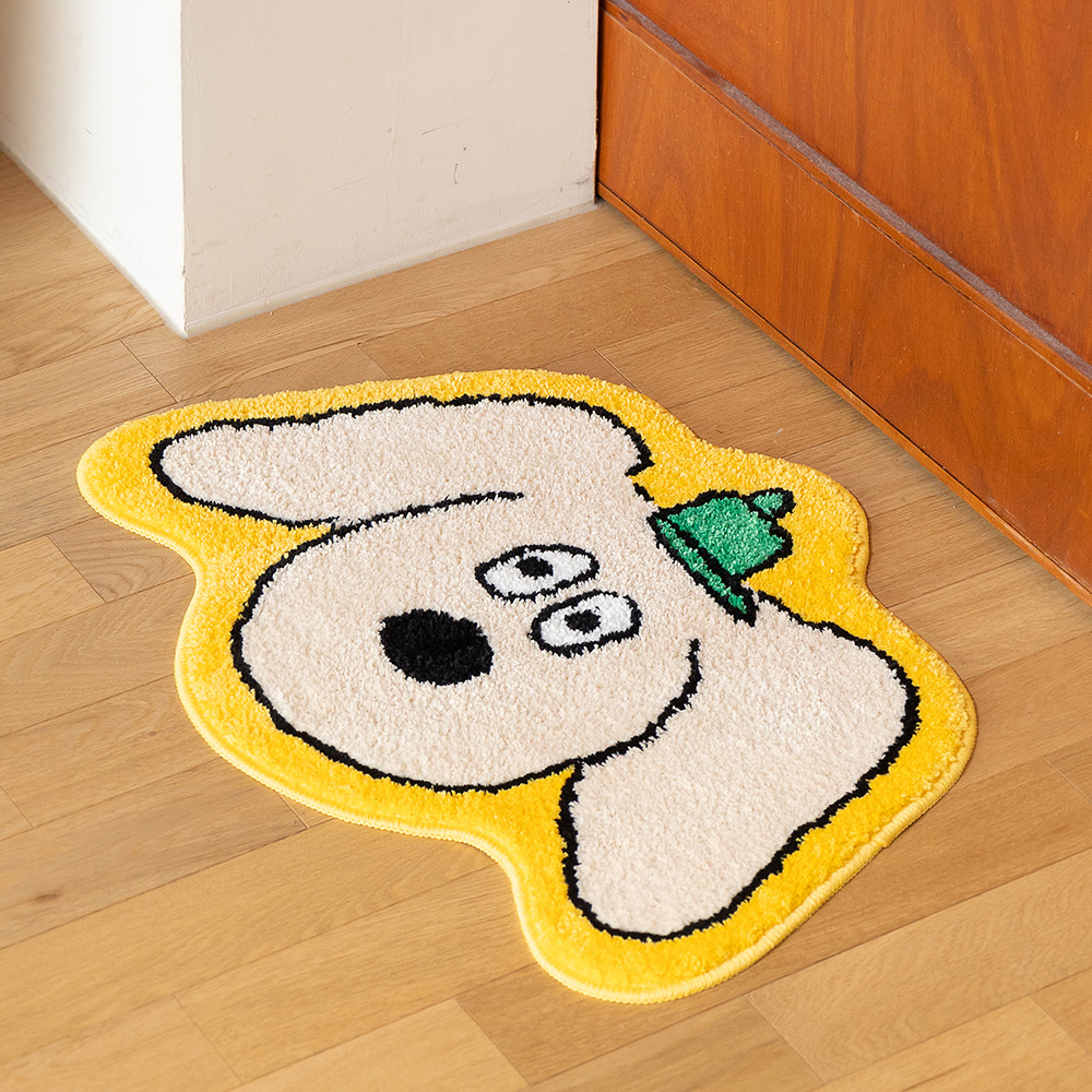 POOM | MonagustA 쉐입 발매트 찰리 페이스