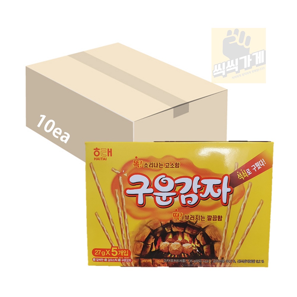 POOM | 구운감자 5p (135g) x 10ea 한박스