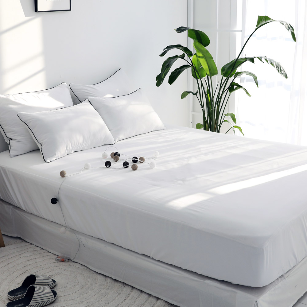 POOM | 달달 호텔식 홑겹매트리스커버 (높이40cm)
