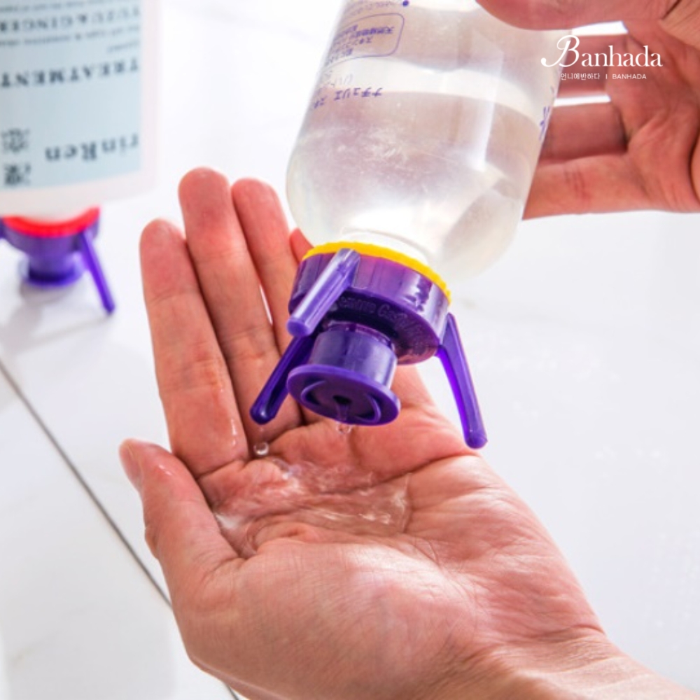 POOM | 뒤집어쓰는 거꾸로 캡 알뜰 뚜껑 세제 샴푸 3P세트