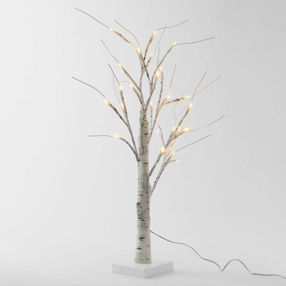 POOM | USB 자작나무 LED 무드등(60cm)