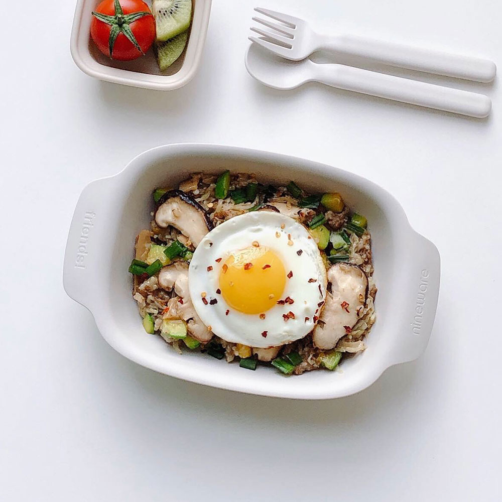 POOM | 프렌즈 사각 파스타볼 2P