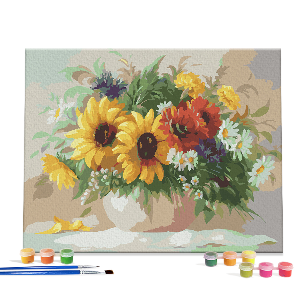 POOM | DIY캔버스형 그림그리기 40x50cm 봄의꽃