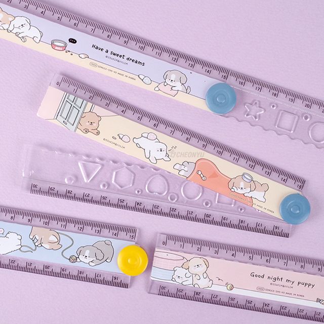 POOM | [쓰임&끌림] 이리눕개 30cm 폴딩자 (40개 1세트)