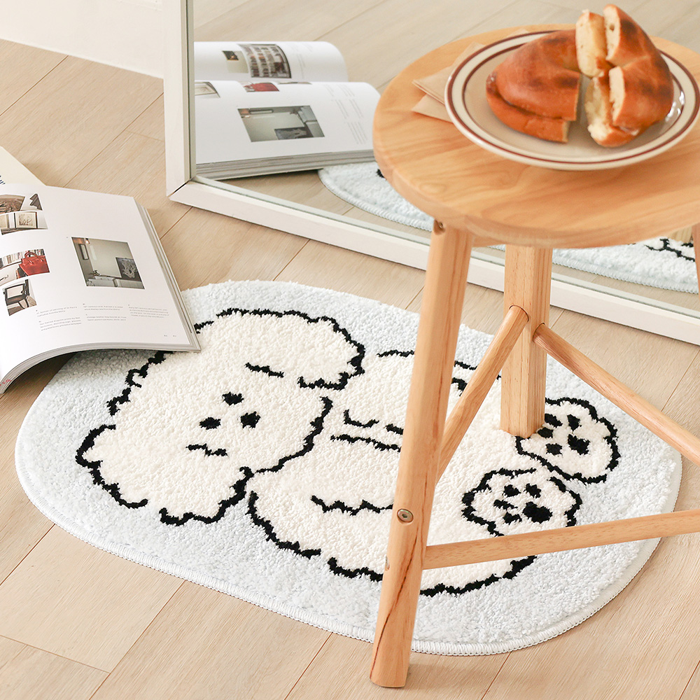 POOM | Little paper 쉐입 발매트 ver.4 구름이