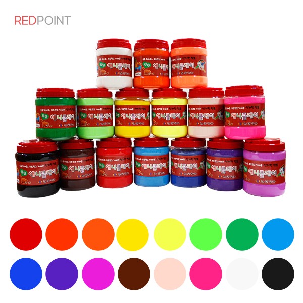 POOM | 칼라클레이 애니클레이 버켓 500g 노랑