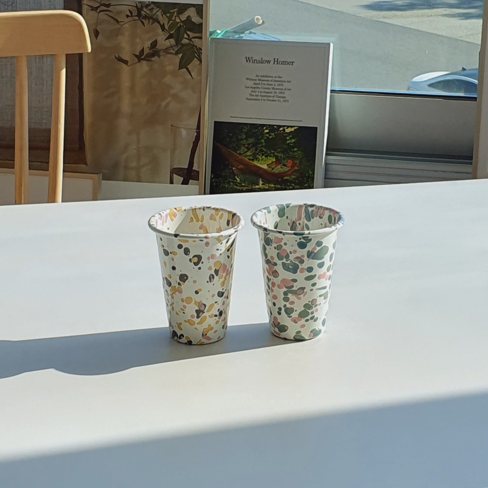 POOM | Crowcanyon 크로우캐년 법랑 캠핑그릇 C93 텀블러(400ml) 1P