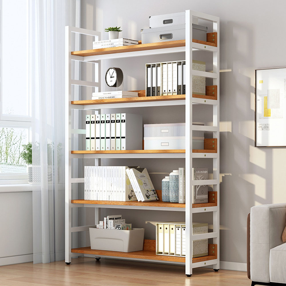 POOM | 리버책장 5단 1000 철제 책꽂이 인테리어