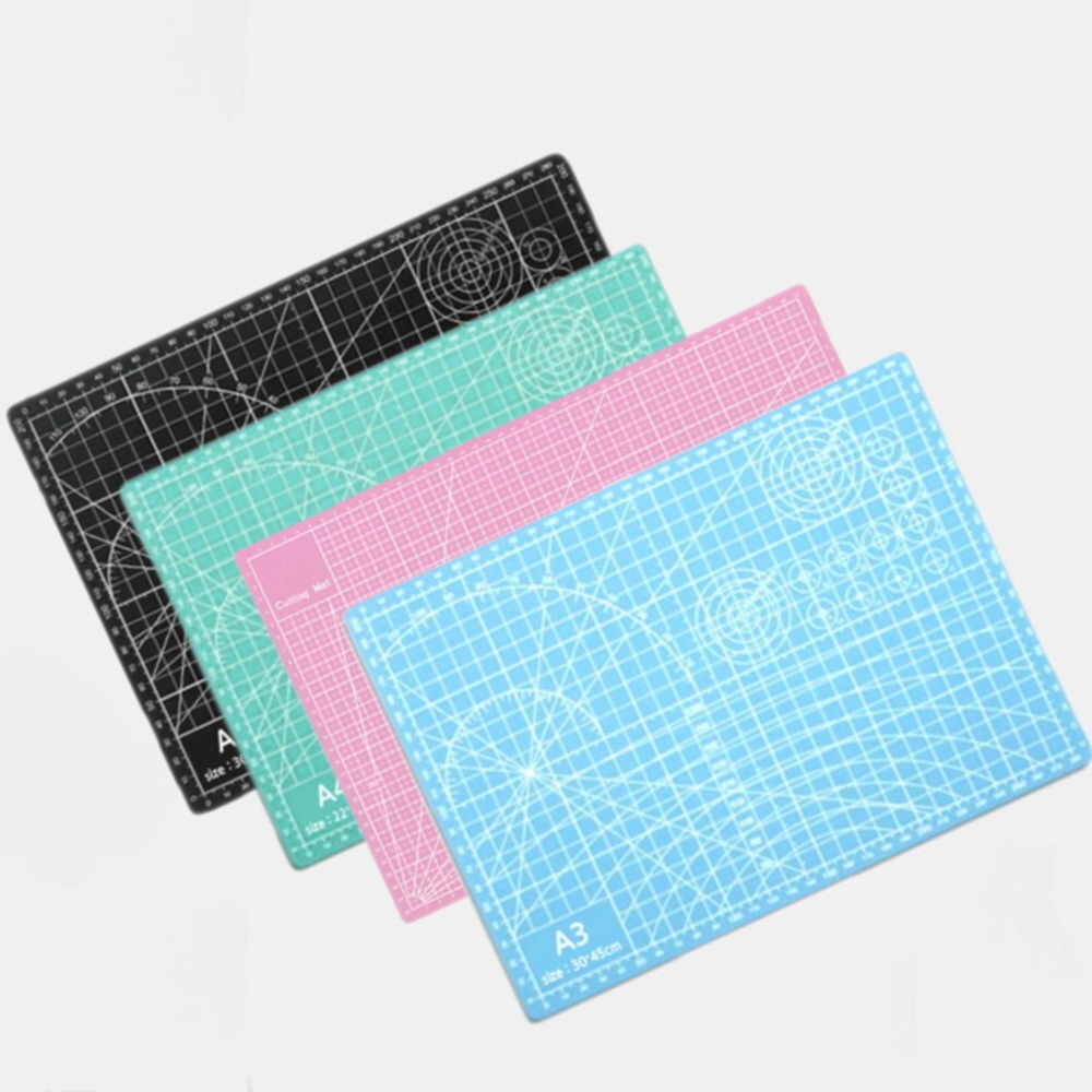 POOM | 양면 PVC 칼라커팅매트 데스크매트 A3