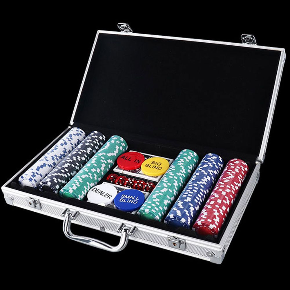 POOM | 경기용 카지노칩 세트 포커 홀덤 게임 100P[WC7F8AA]