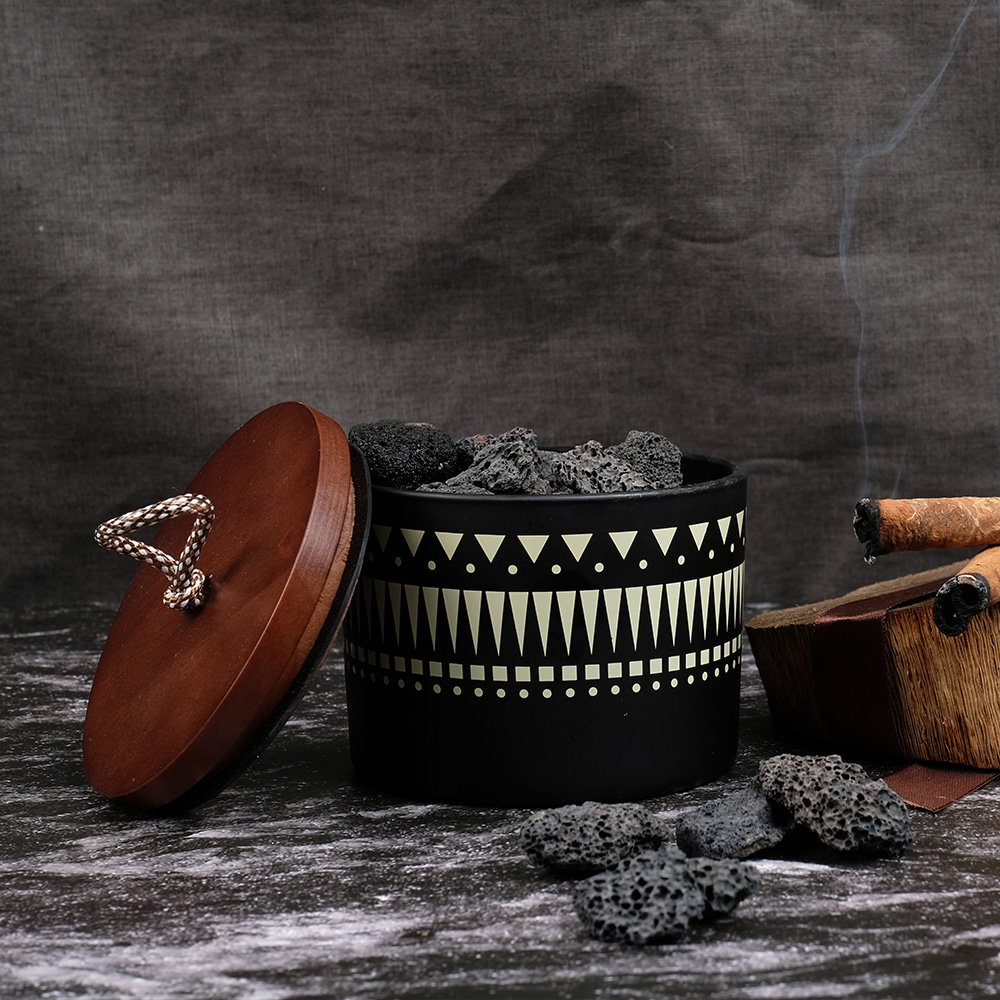 POOM | 아로마코 느와 스톤 화산석 실내디퓨저 250g