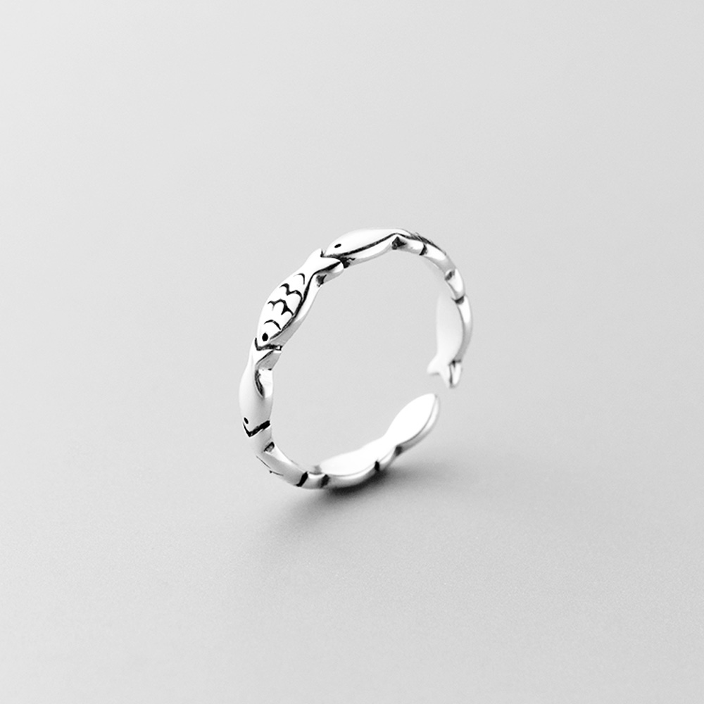 POOM | 토니아 925실버 수능 명예 행운 우정링 애끼 반지