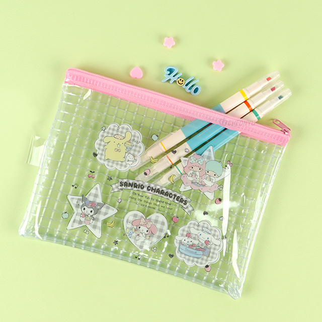 POOM | [산리오] 산리오 핑크 B6 투명파우치