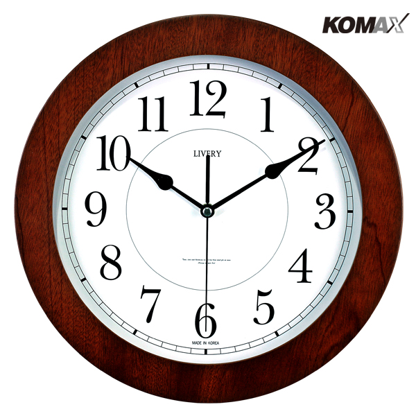 POOM | 리버리 320 지름 32Cm 인테리어 무소음 사무용 벽시계