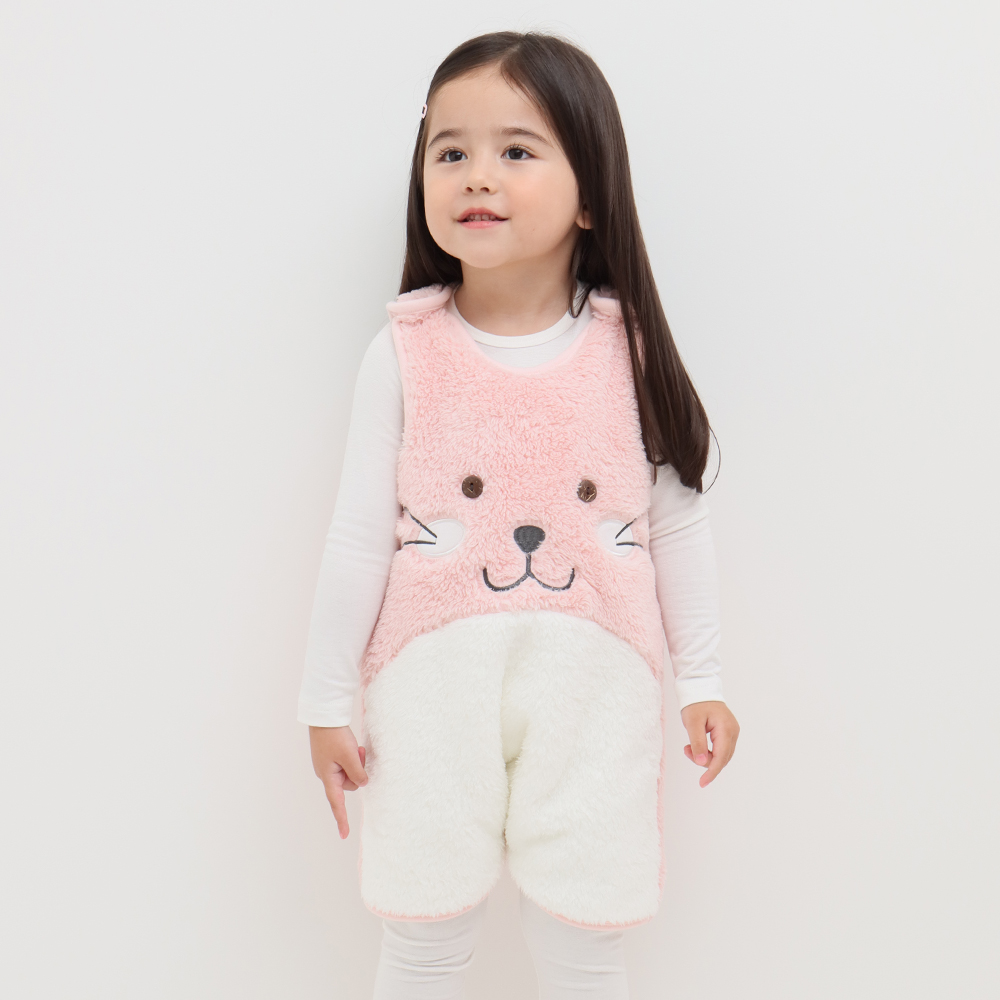 POOM | 아동 냐옹 수면조끼PK