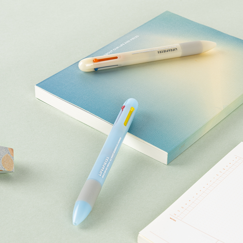 POOM | 라이프앤피시스 4색 젤펜 0.4mm new