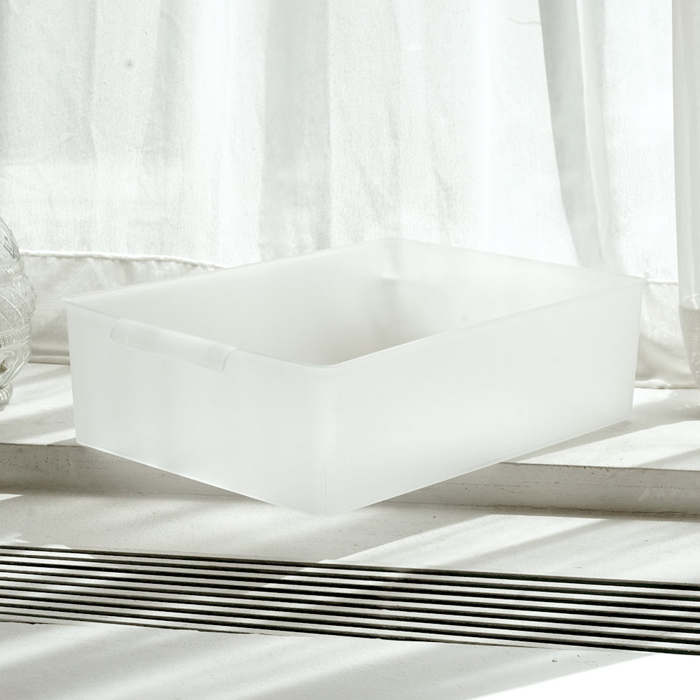 POOM | 반투명 다용도 트레이 L 4P