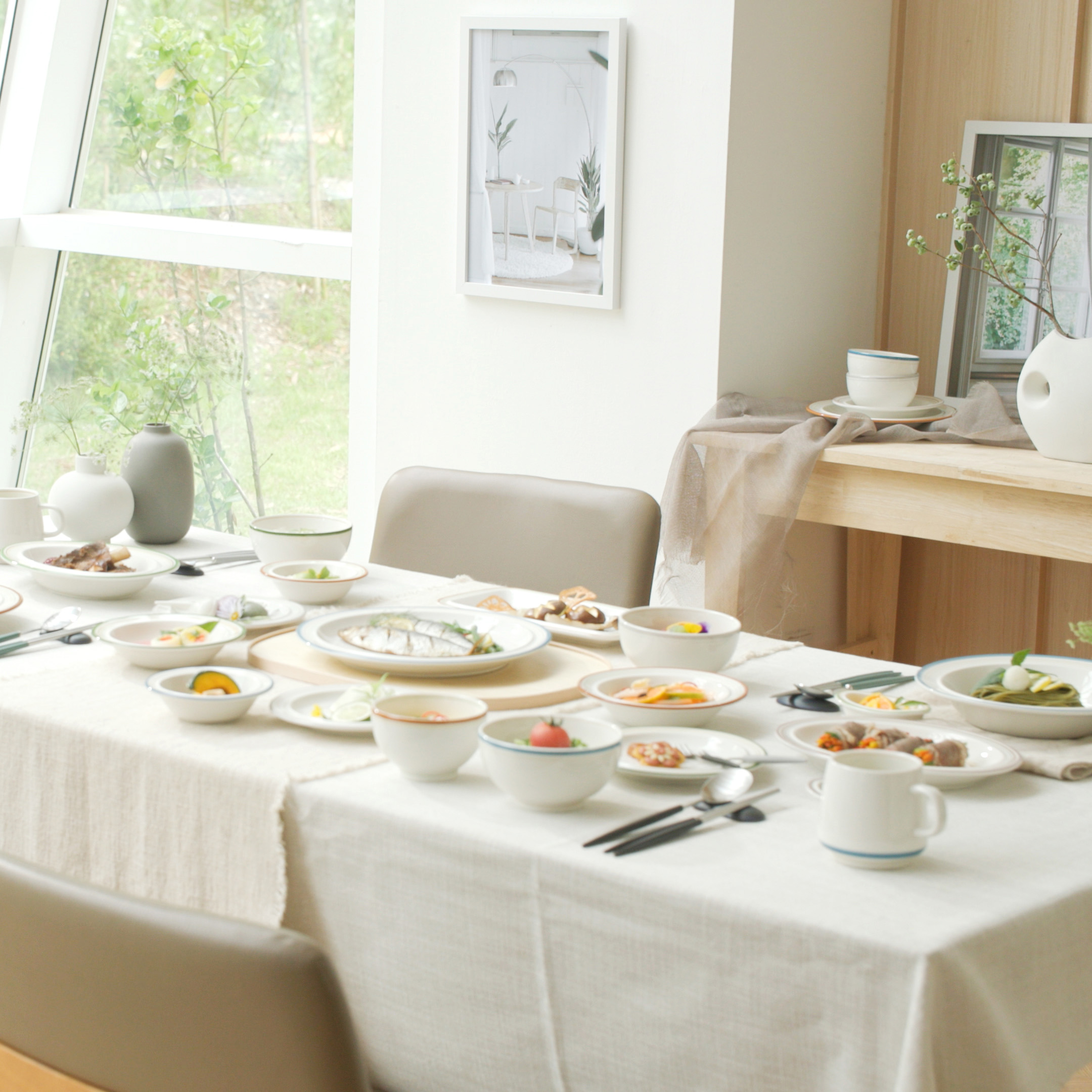 POOM | 시라쿠스 메이플 4인 그릇세트 30P