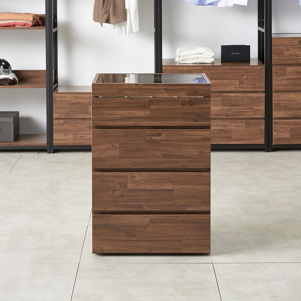 POOM | SJ 디블 4단 드레스룸 아일랜드 서랍장 600