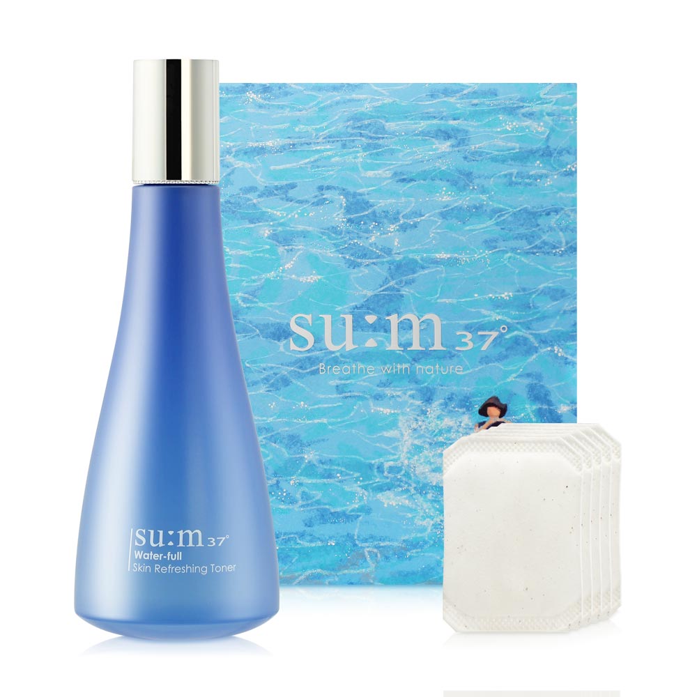 POOM | 숨37도 워터-풀 스킨 리프레싱 토너 증량 기획 350ml