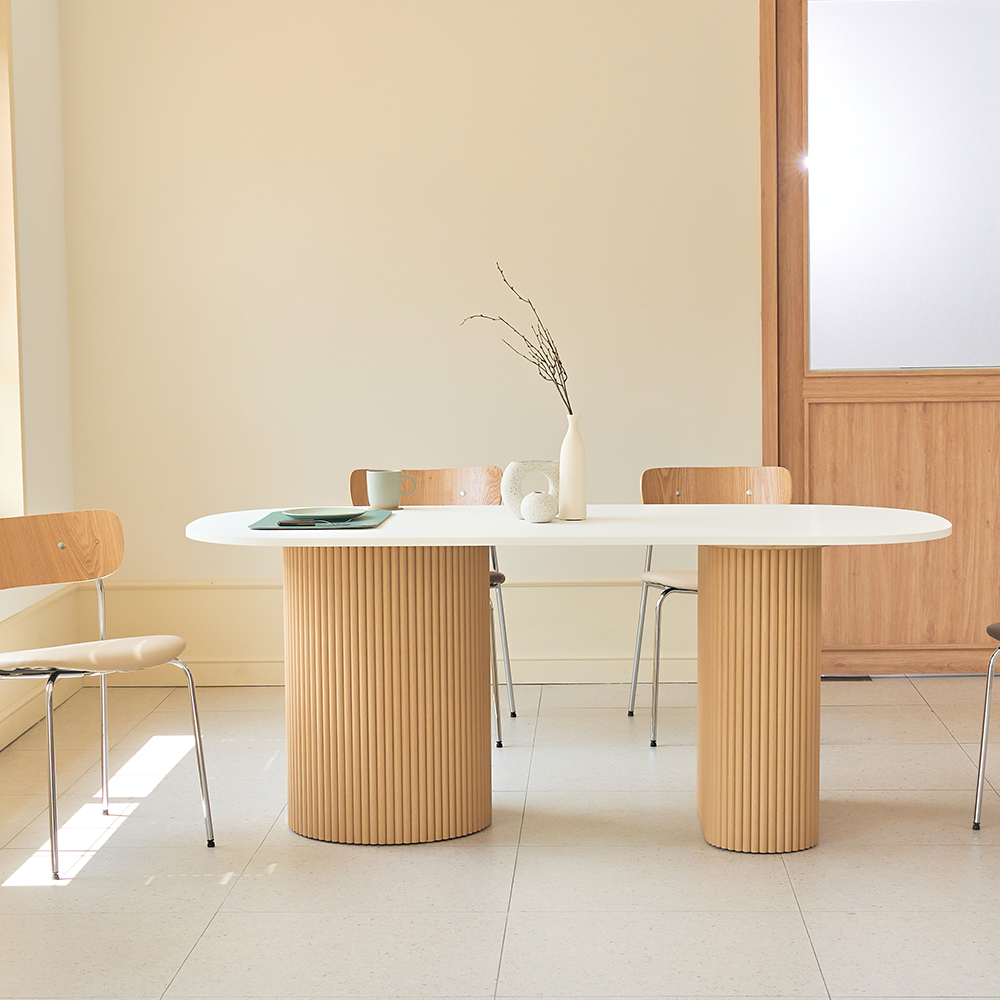 POOM | [FENIX] 템바보드 룽고 1800 내추럴 테이블