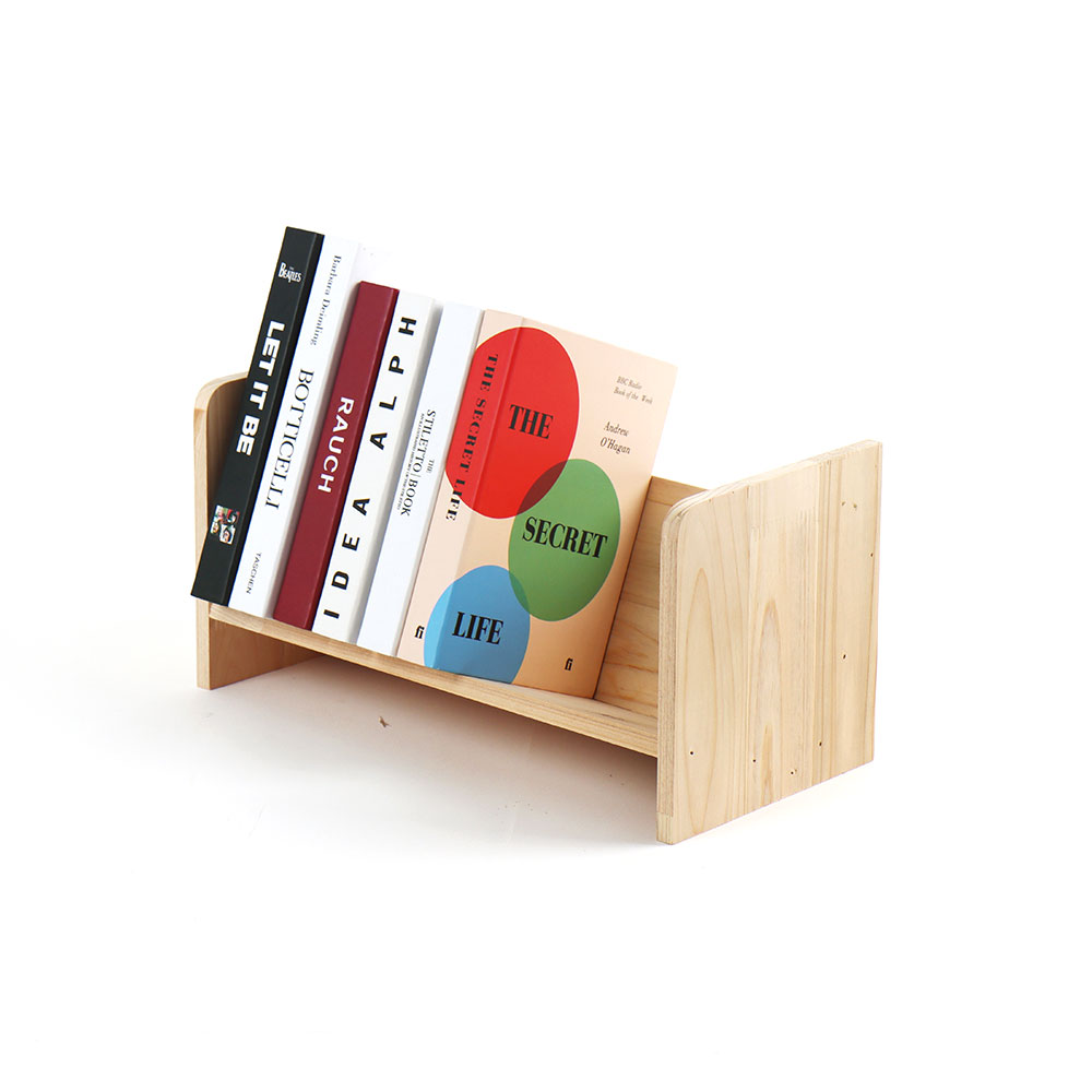 POOM | 삼나무 원목 책상위 책꽂이 400 경사형