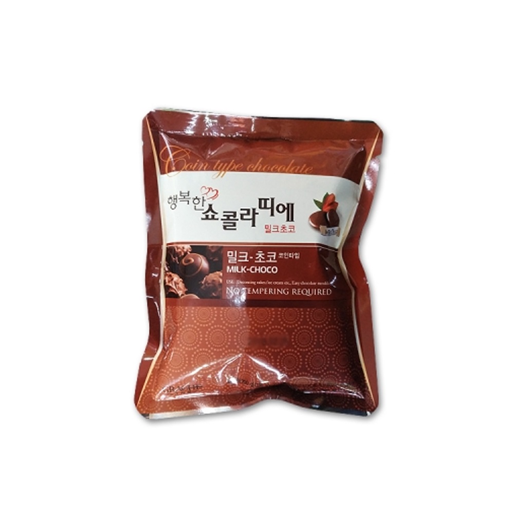 POOM | 행복한 쇼콜라띠에 코인초콜릿 밀크 200g