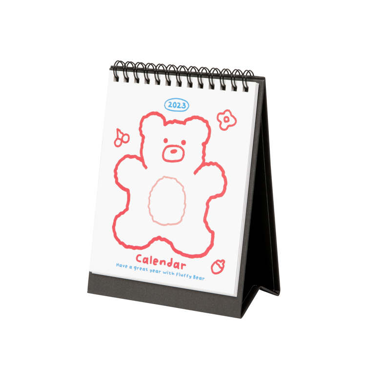 POOM | 2023 몽글베어 탁상달력 (04011858)