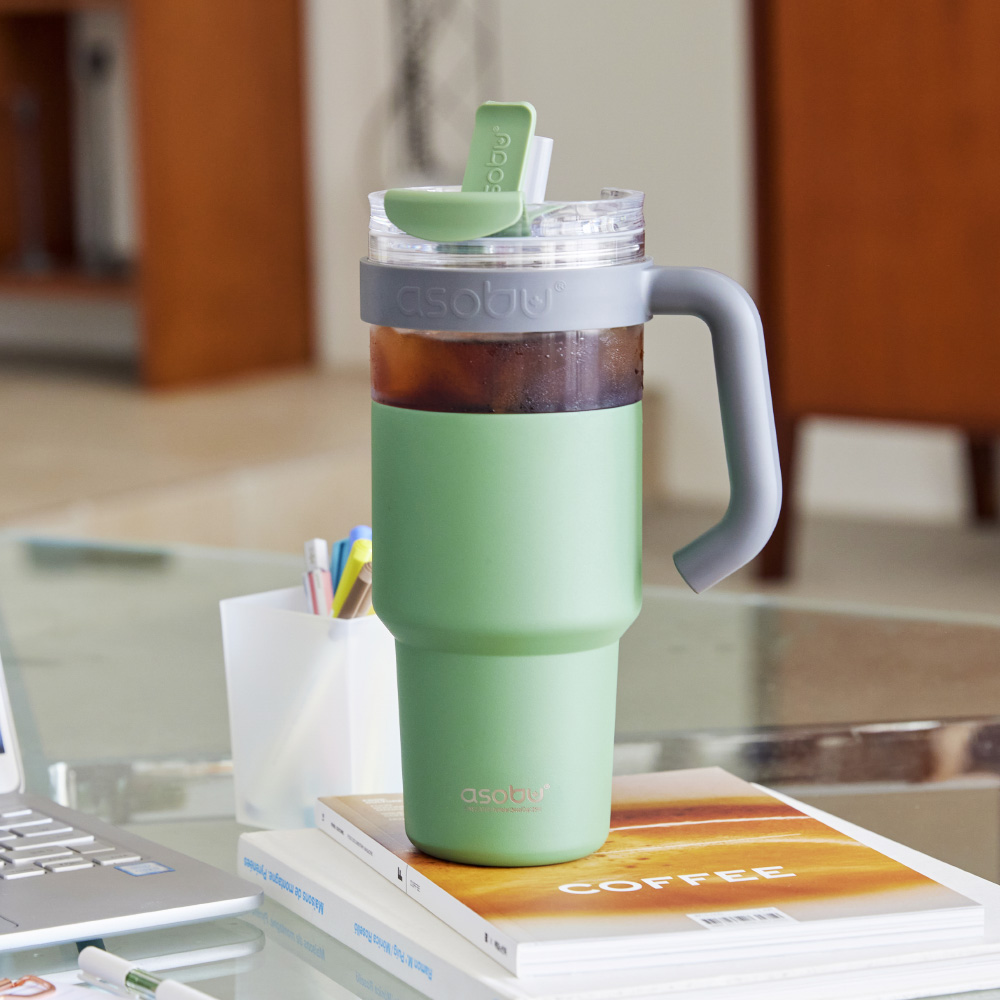 POOM | 아소부 스테인레스 스트로우 텀블러 익스플로러 1L