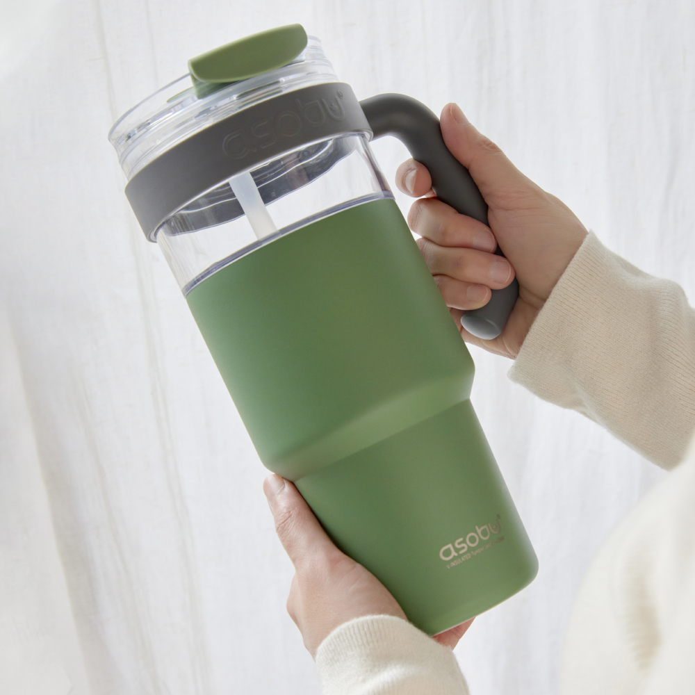 POOM | 아소부 스테인레스 스트로우 텀블러 익스플로러 1L