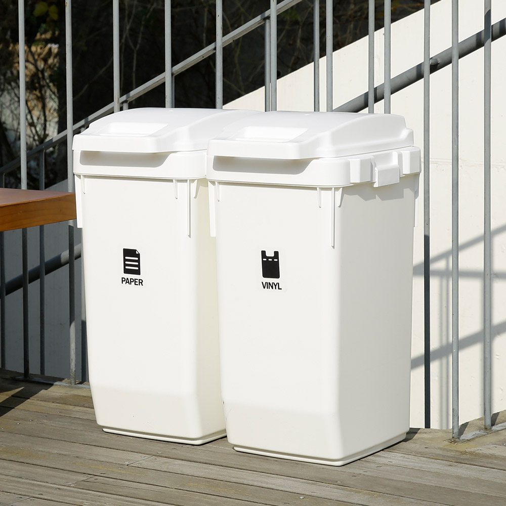 POOM | 캡틴 분리수거함 60L 1P