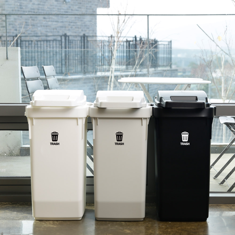 POOM | 캡틴 분리수거함 60L 1P