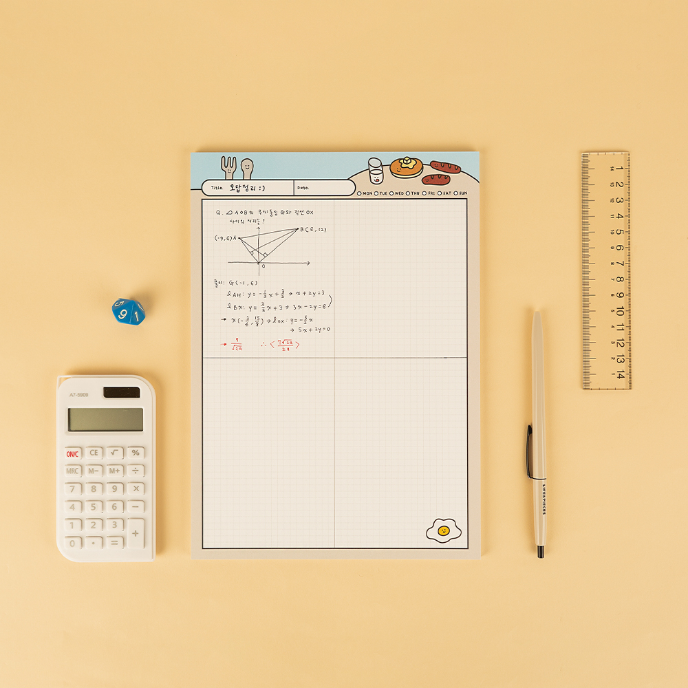 POOM | B5 노트패드_서다인 4종