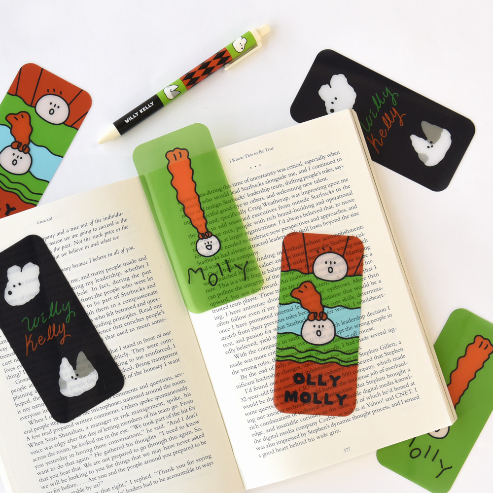 POOM | 올리몰리 하드 북마크 01. Pop