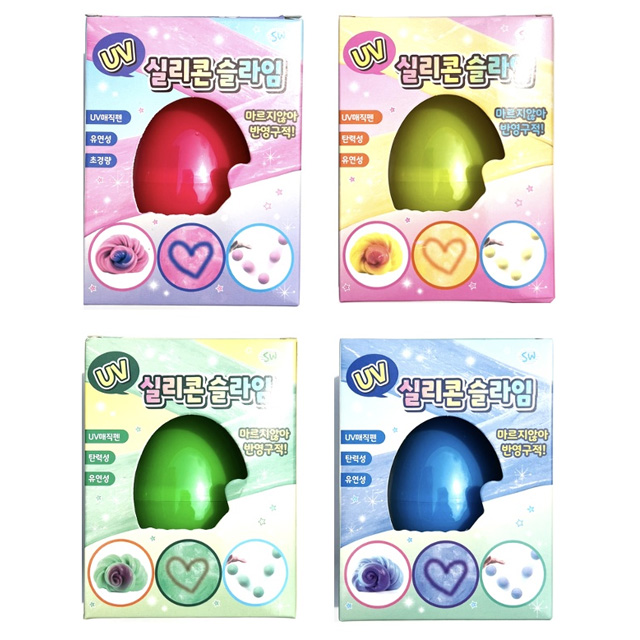 POOM | [스티커월드] UV 실리콘 슬라임 (랜덤발송)