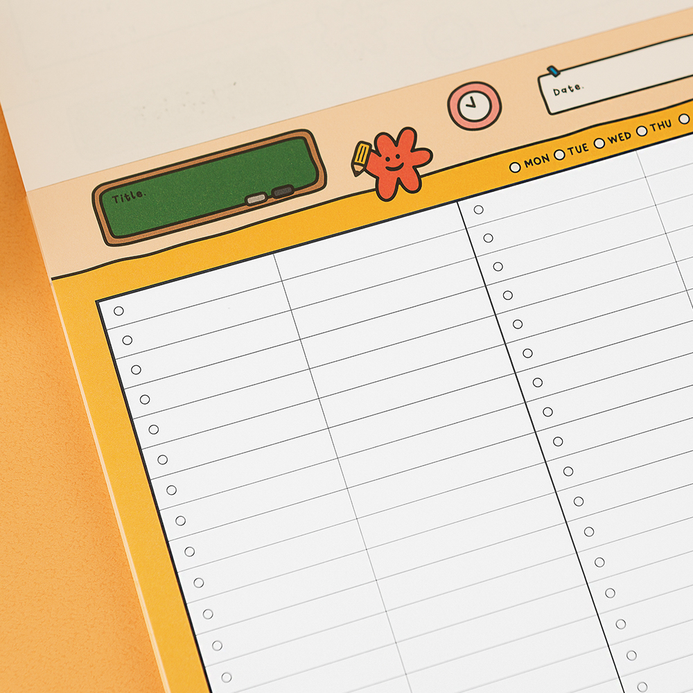 POOM | B5 노트패드_서다인 4종