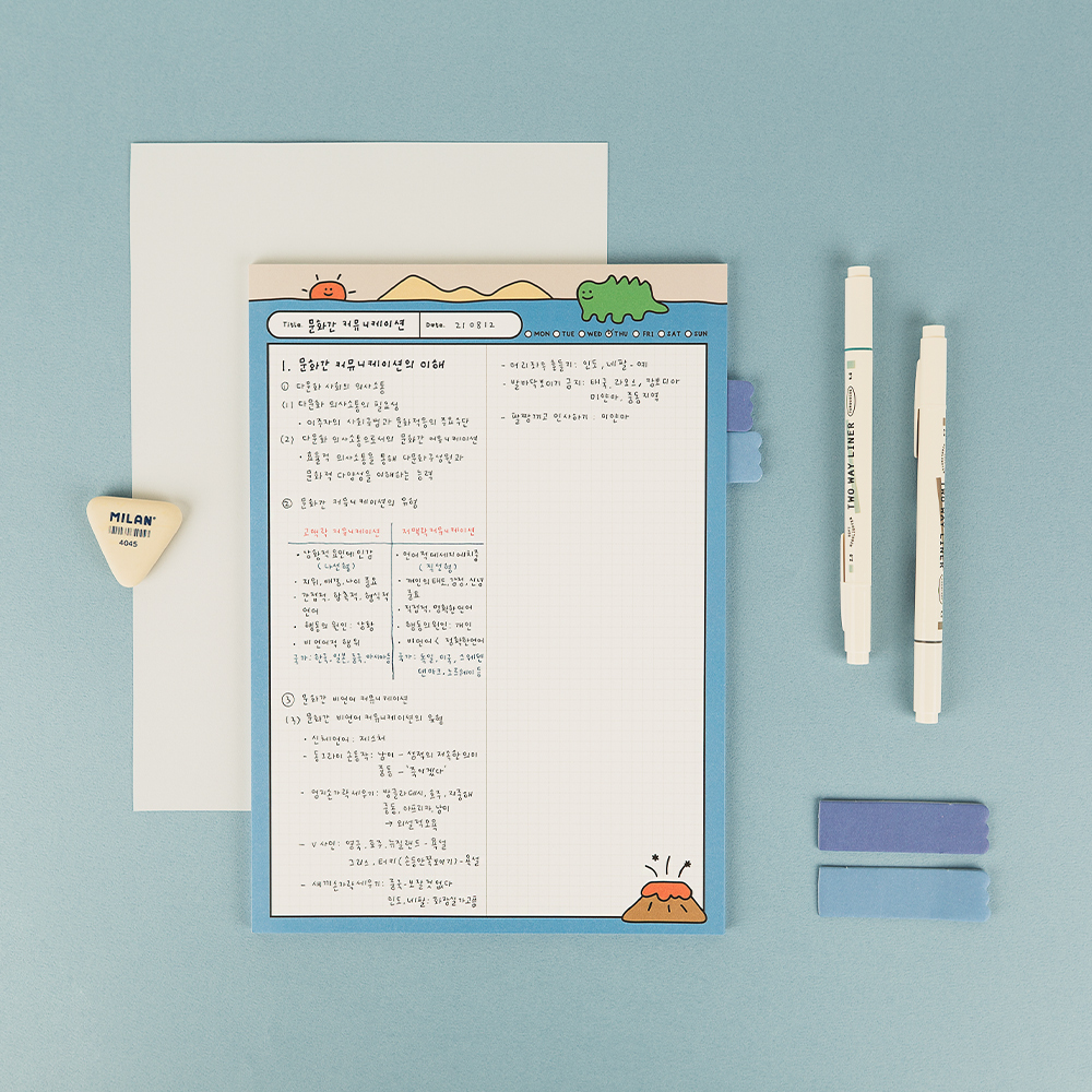 POOM | B5 노트패드_서다인 4종