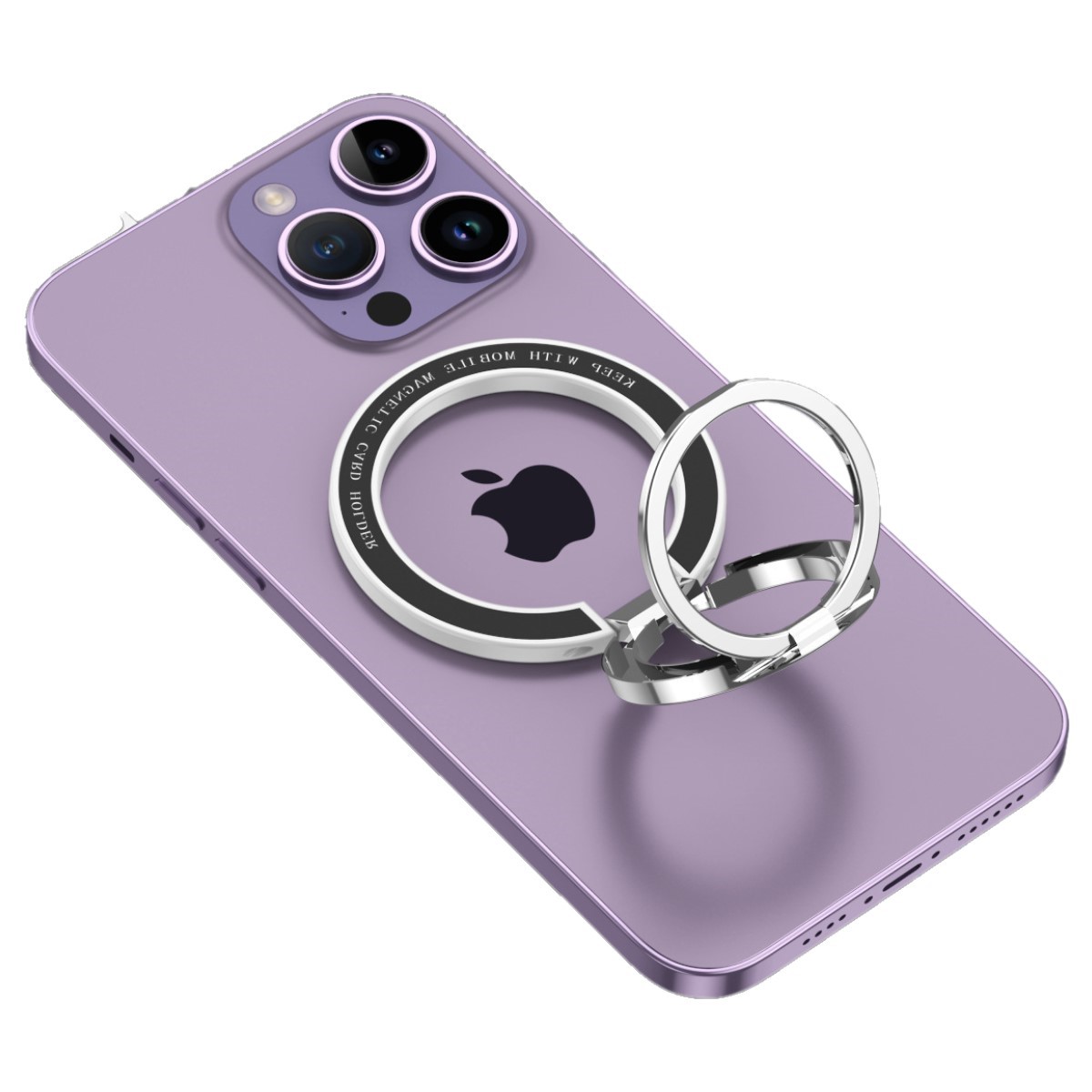 POOM | 맥세이프 360도 회전 마그네틱 핑거링 그립톡 거치대