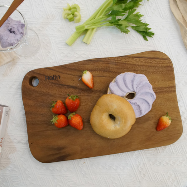 POOM | Holin 월넛 원목 도마 버블(대)