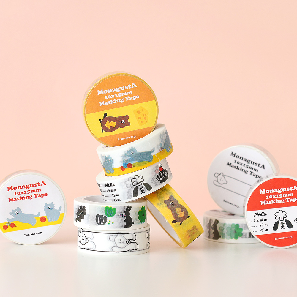 POOM | MonagustA 마스킹 테이프 Ver.2