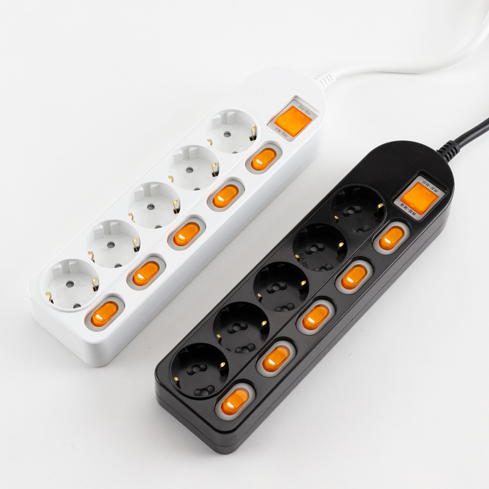 POOM | 메인개별스위치 5구 멀티탭 3M 16A