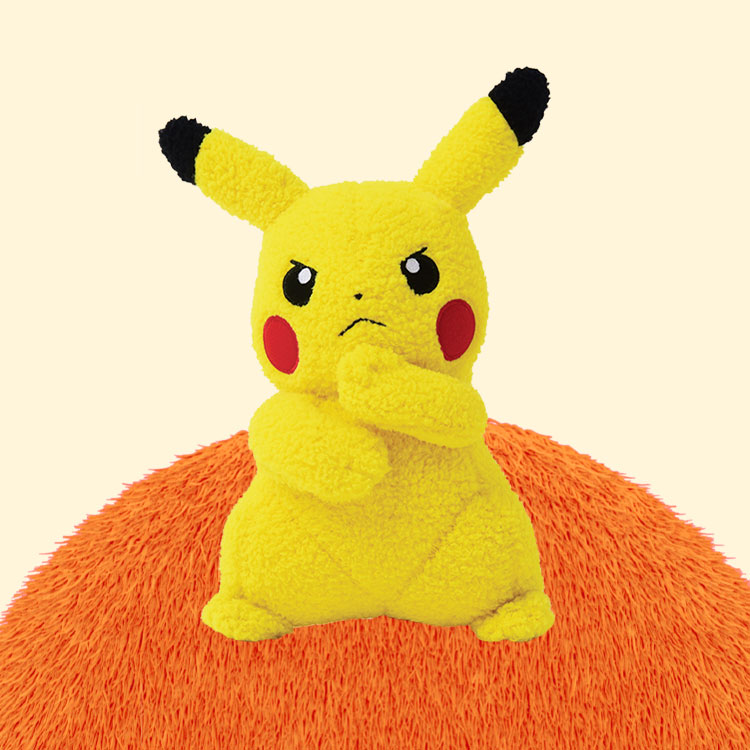 POOM | 포켓몬스터 컬리 피카츄 봉제인형 25cm