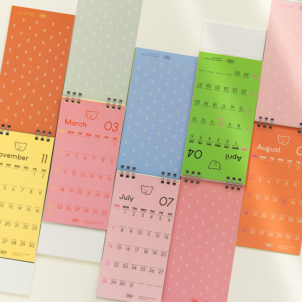 POOM | 2024 365 데스크 캘린더