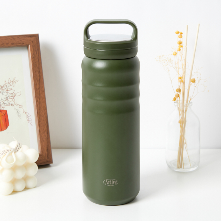 POOM | 손잡이스텐텀블러 카키(700ml) (22005581)