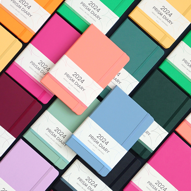 POOM | [인디고] 2024 프리즘 B6 위클리 다이어리 (날짜형)