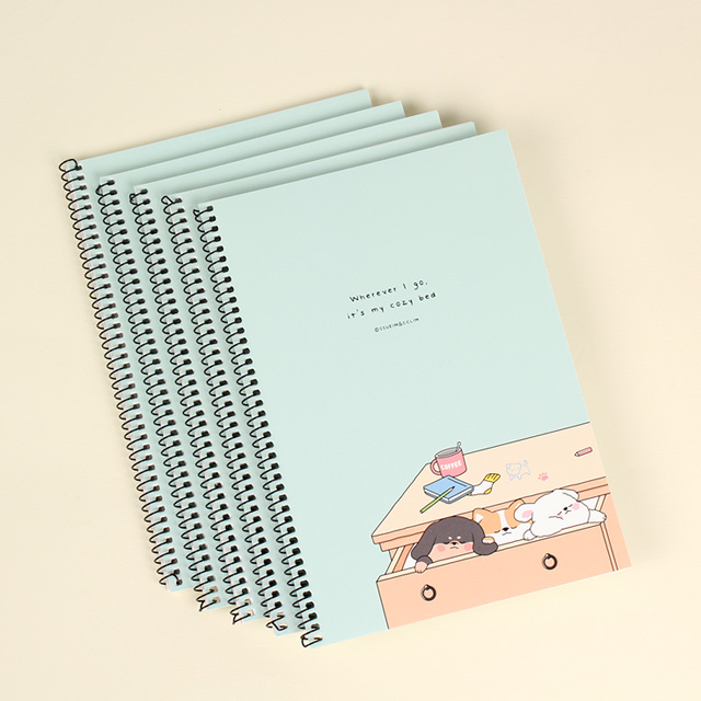 POOM | A5 스프링 노트_이리눕개(5개 1세트)